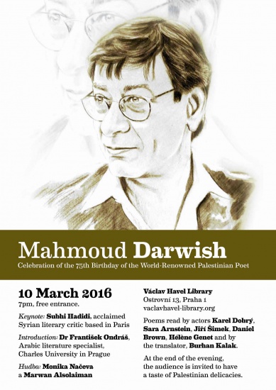 INVITATION: MAHMOUD DARWISH, WORLD-RENOWNED PALESTINIAN POET ...
